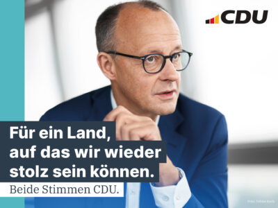 Wahlplakate und Co. - CDU
