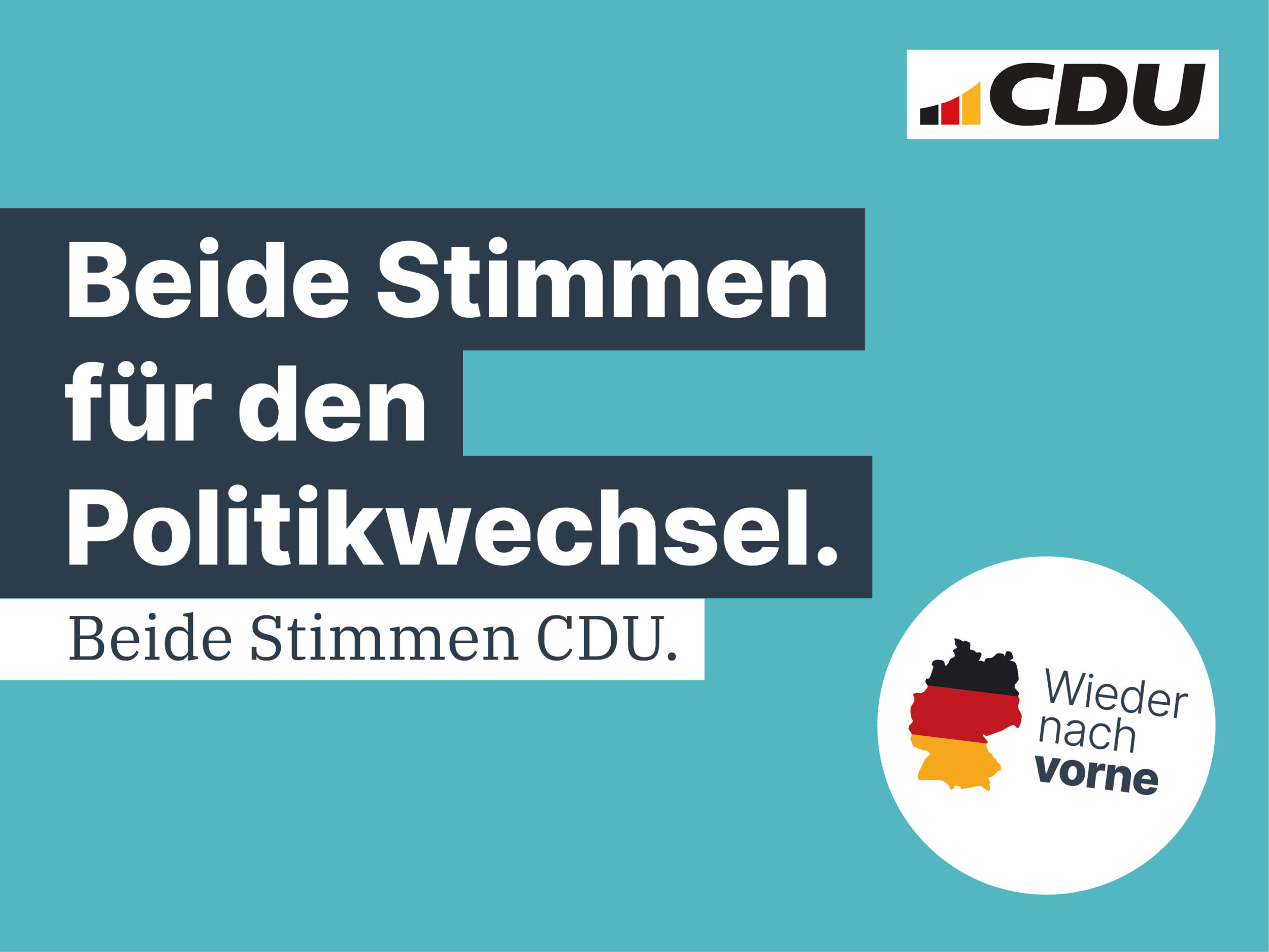 Wahlplakate und Co. - CDU